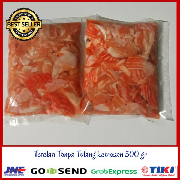Jual Tetelan Tanpa Tulang Harga / Salmon Scrap Meat / Scrapemeat ...