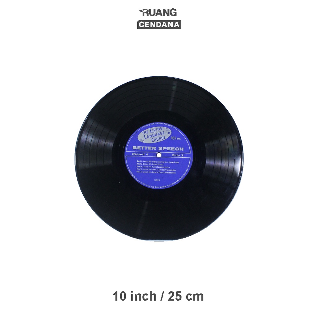 Jual PIRINGAN HITAM VINYL & SHELLAC, Dekorasi klasik vintage retro 7,10 ...