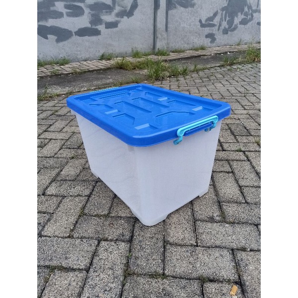 Jual Container Box Roda Kontainer Roda Phylia 75 Liter PUTIH | Shopee ...