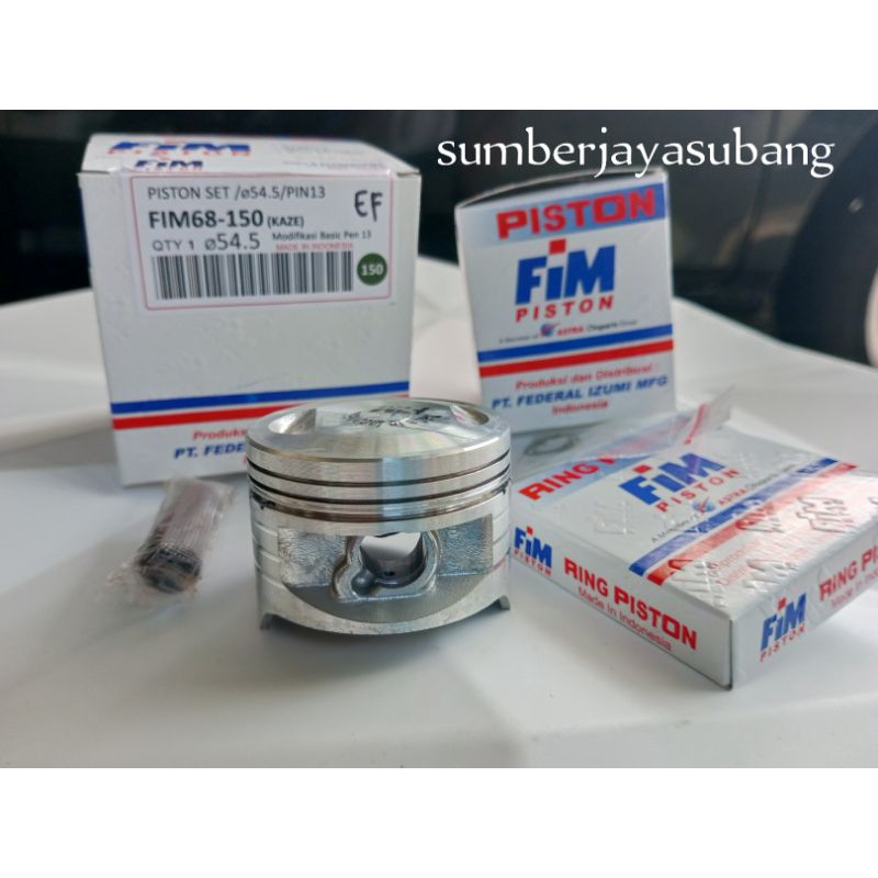Jual PISTON KIT KAZE OS 150 FIM DIAMETER 54.5mm | Shopee Indonesia