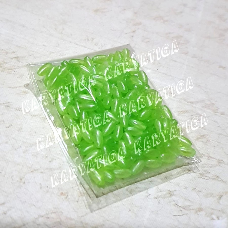 Jual Mote Manik Padi 3 mm x 6 mm Warna Pastel (5 gram) | Shopee Indonesia