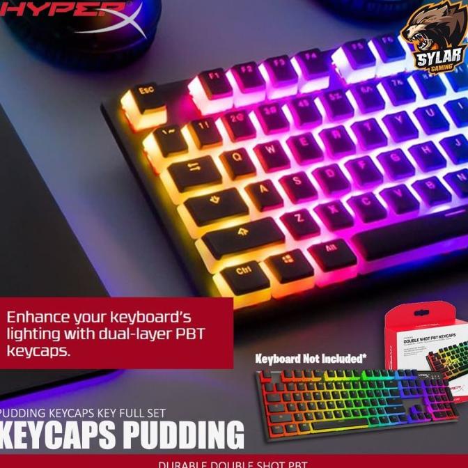Jual Hyperx Pudding Keycaps - Double Shot Pbt Keycap Set | Shopee Indonesia
