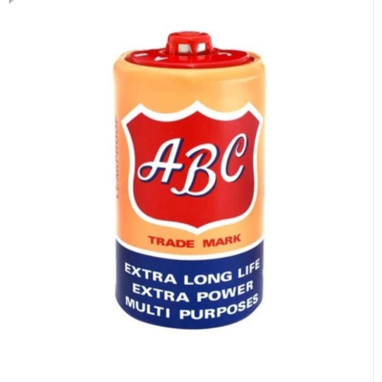 Jual Baterai ABC R20 Kuning Tipe D | Shopee Indonesia