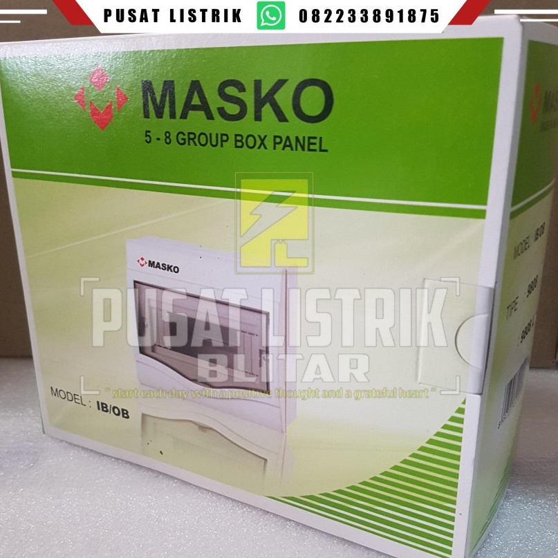 Jual BOX MCB MASKO ISI 5 - 8 GROUP / RUMAH MCB MASKO TANAM /TEMPEL ...