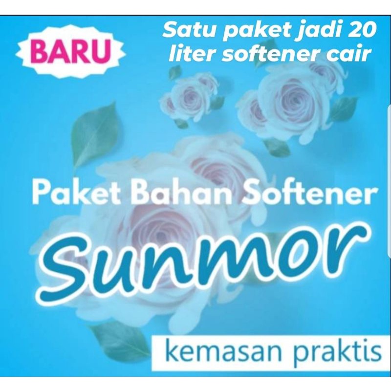 Jual READY - SUNMOR - Paket Bahan Softener jadi 20 liter | Shopee Indonesia