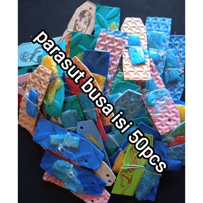 Jual parasut busa isi 50pcs | Shopee Indonesia