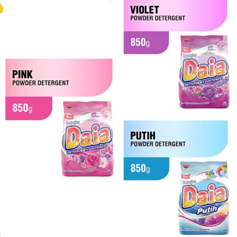 Jual DAIA Powder Detergen Bag - 800 gr tanpa piring | Shopee Indonesia