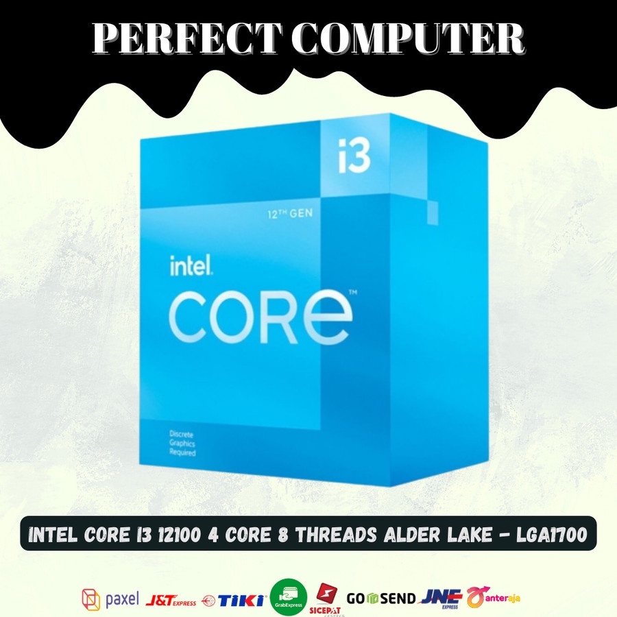 Jual PROCESSOR Intel Core i3 12100 4 Core 8 Threads Alder Lake - LGA1700 | Shopee Indonesia