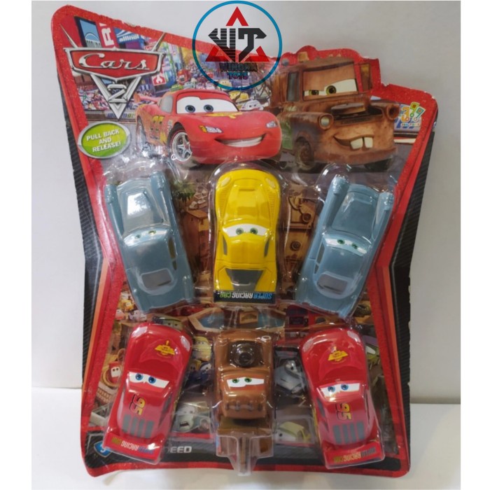 Jual mainan mobil the cars lightning McQueen set 6 pcs | Shopee Indonesia