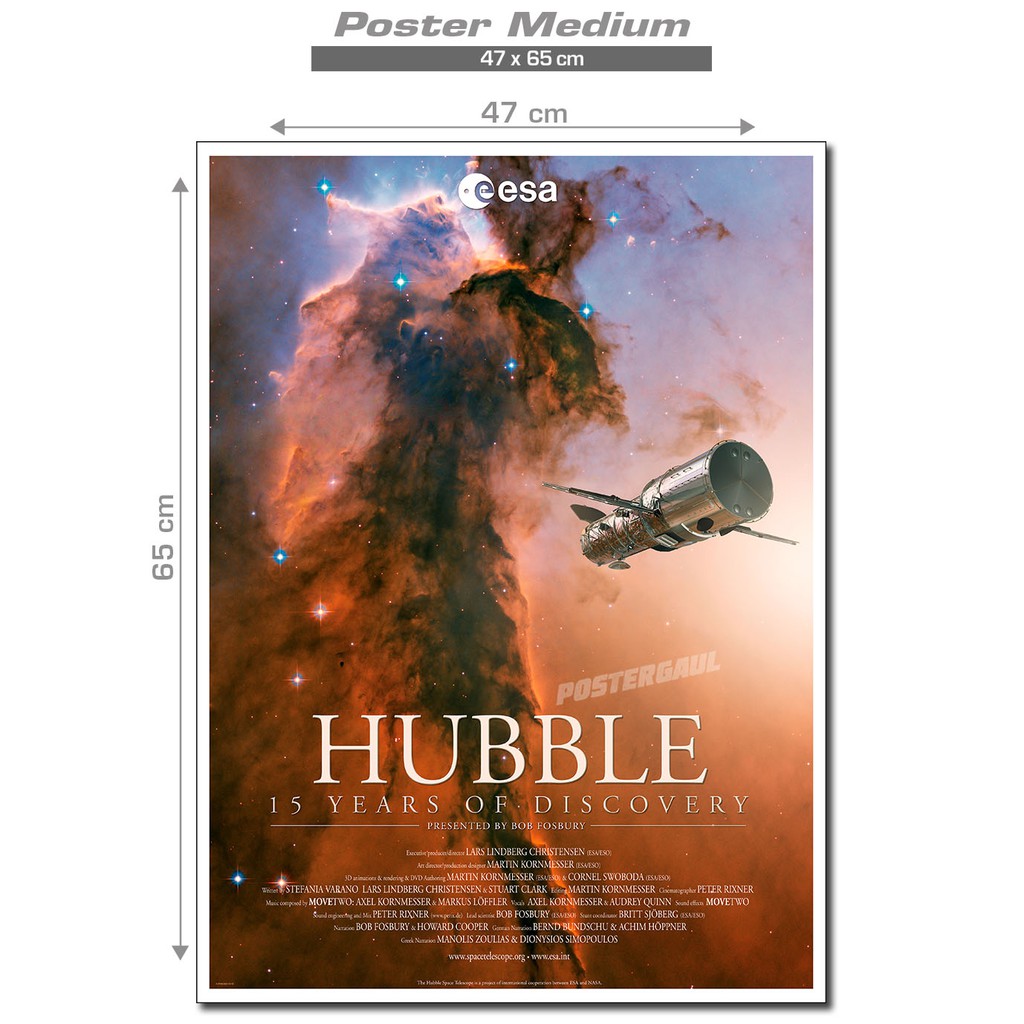 Jual Poster Medium HUBBLE SPACE TELESCOPE : 15TH ANNIVERSARY #FJP344 ...