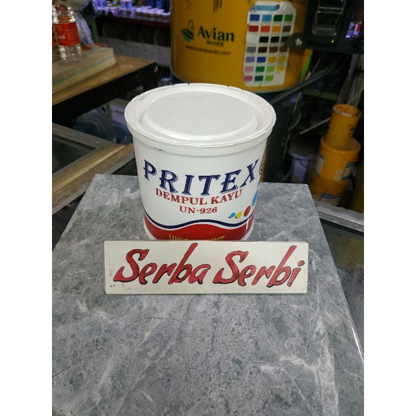 Jual (1KG PRITEX) Dempul kayu wood filler 1kg Pritex | Shopee Indonesia