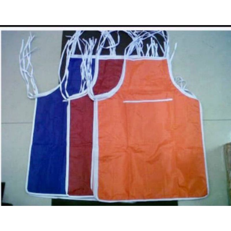 Jual celemek kain dan parasut/celemek masak | Shopee Indonesia