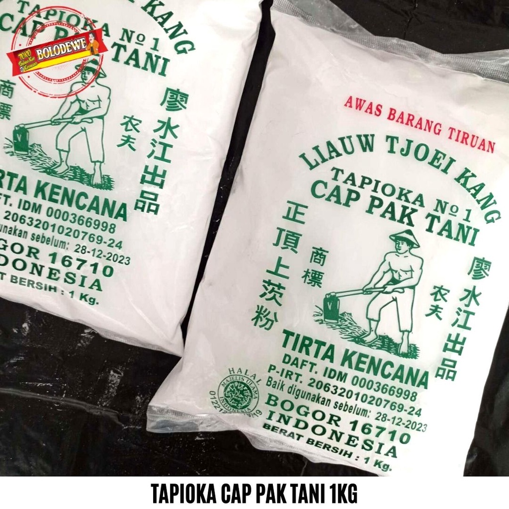 Jual Tepung Tapioka Cap Pak Tani 1kg | Shopee Indonesia