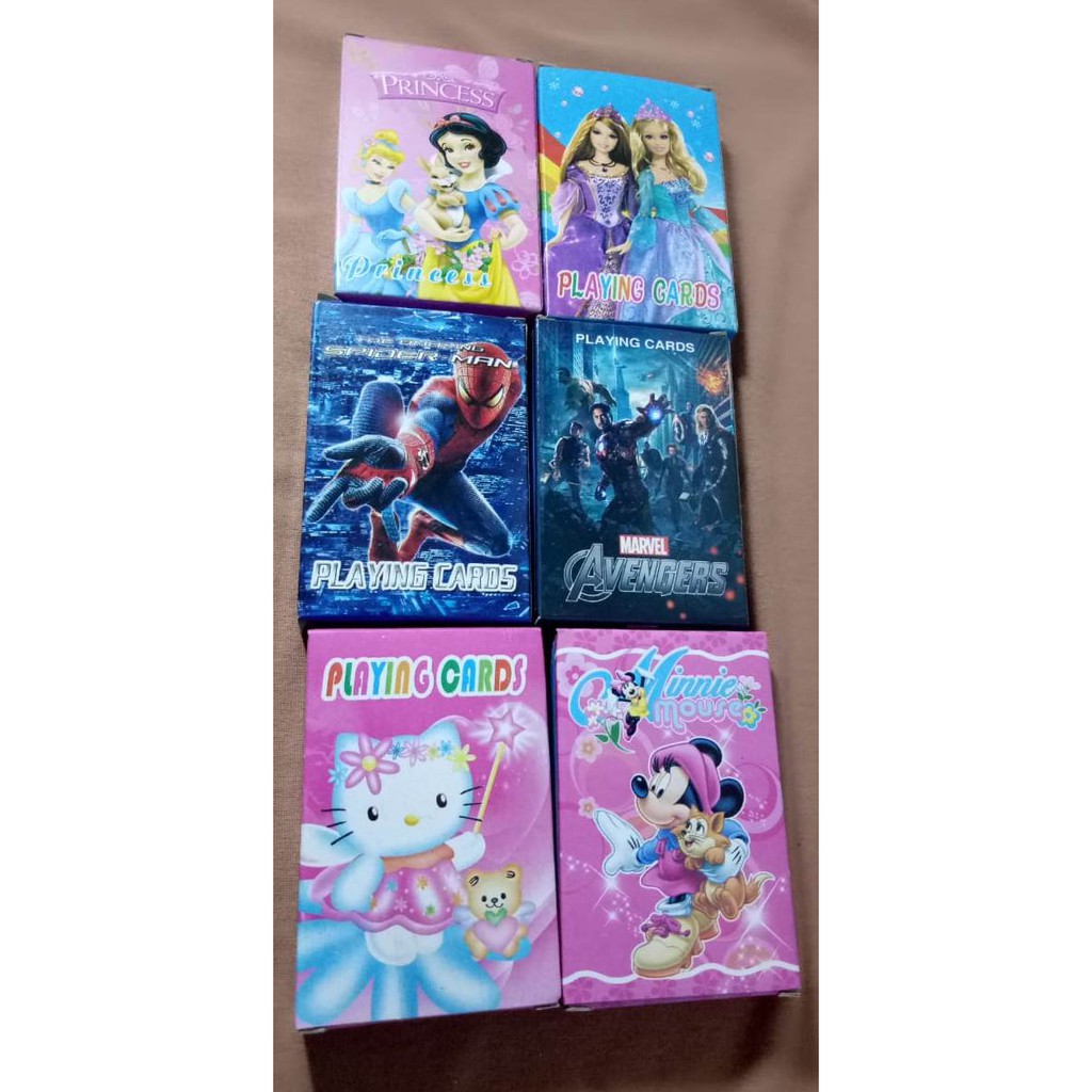 Jual Kartu Permainan Playing Card Remi Anak Kartun Fancy Lucu READY ...