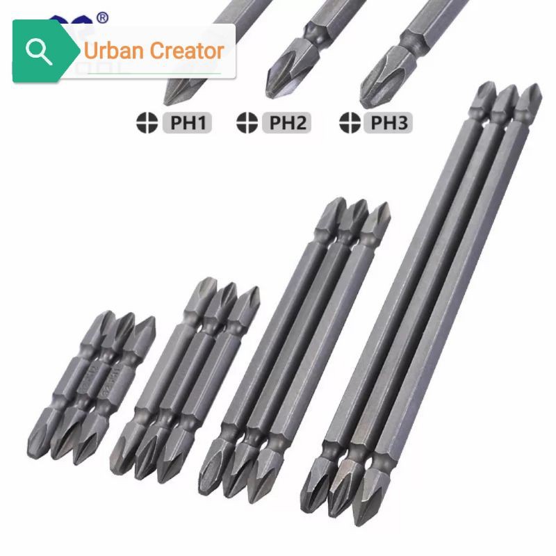 Jual Mata Obeng Bor Listrik ukuran 6,5 cm, 10 cm, dan 15 Cm Magnet Baja ...