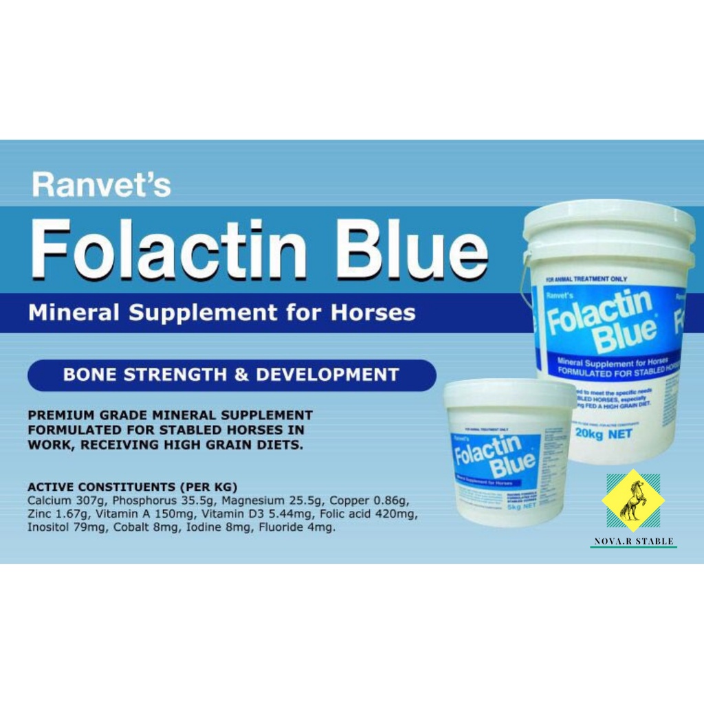 Jual FOLACTIN BLUE RANVET ECER 1KG | Shopee Indonesia