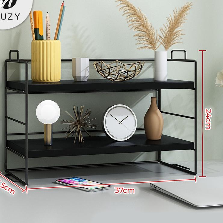 Jual Harga hemat Muzy Rak Buku Rak Kayu Besi Susun Minimalis Kuat Kokoh ...