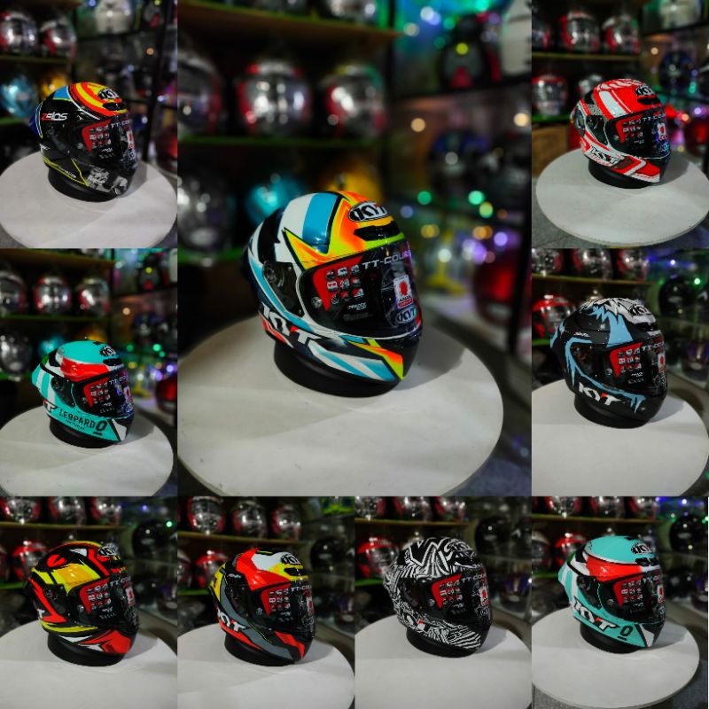 Jual HELM KYT FULLFACE TT-COURSE MOTIF | Shopee Indonesia