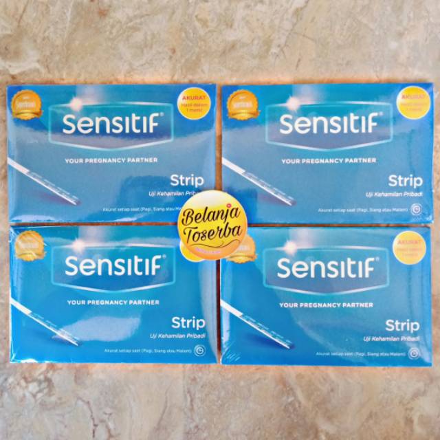Jual Test Hamil SENSITIF STRIP /Sensitif Strip Original / Tes Kehamilan ...