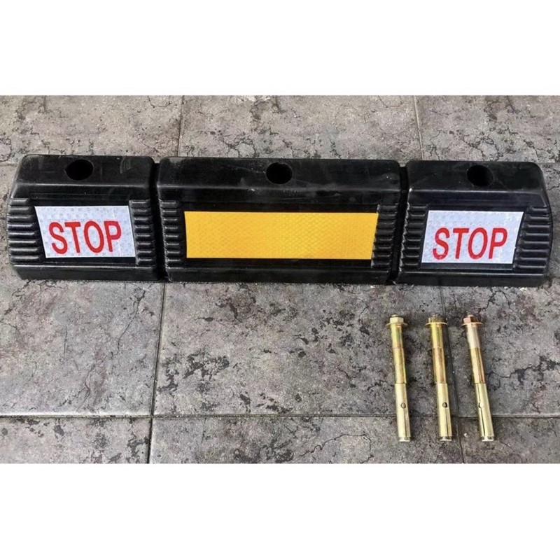 Jual Rubber Wheel Stopper STOP - Pengganjal Ban Mobil Kecil Free 3 ...