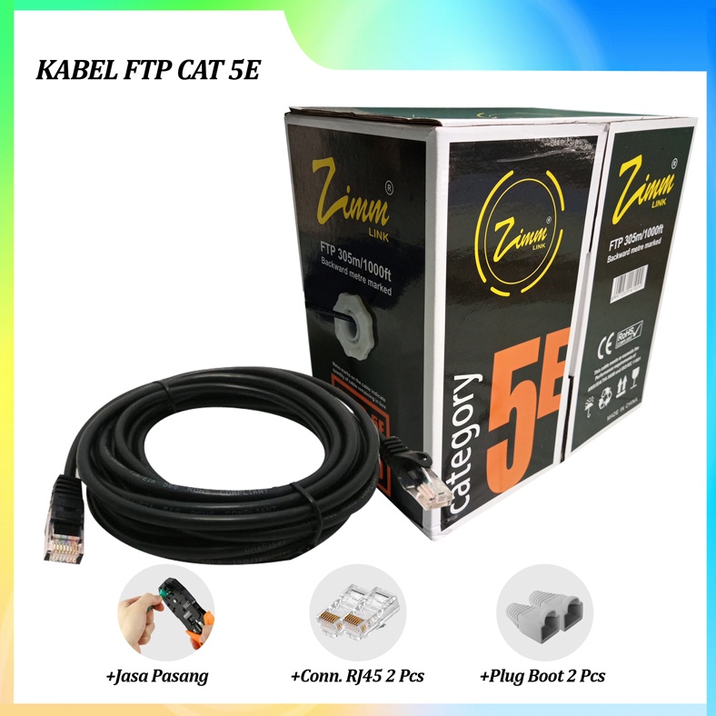 Jual Kabel LAN FTP Cat 5e | Shopee Indonesia