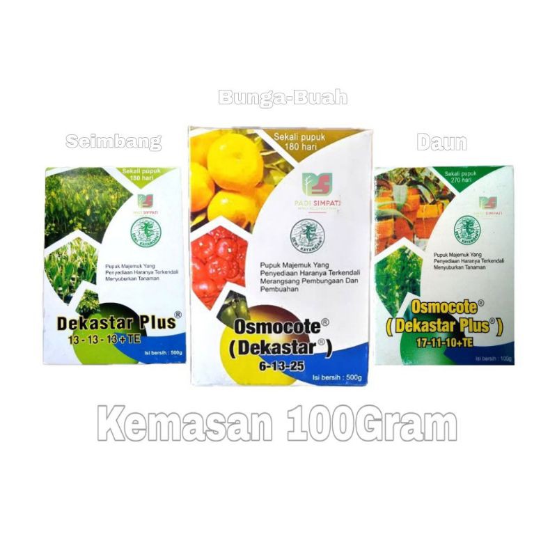 Jual Pupuk Dekastar 17-11-10 Dekastar 6-13-25 Dekastar13-13-13 100 gr ...