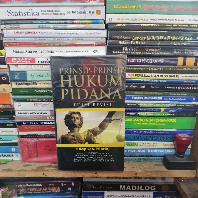 Jual Prinsip prinsip hukum pidana edisi revisi by Eddy O S Hiariej | Shopee Indonesia