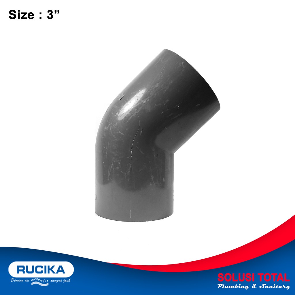Jual Knee AW 45 3 Inch Rucika Elbow AW 45 3" Rucika | Shopee Indonesia