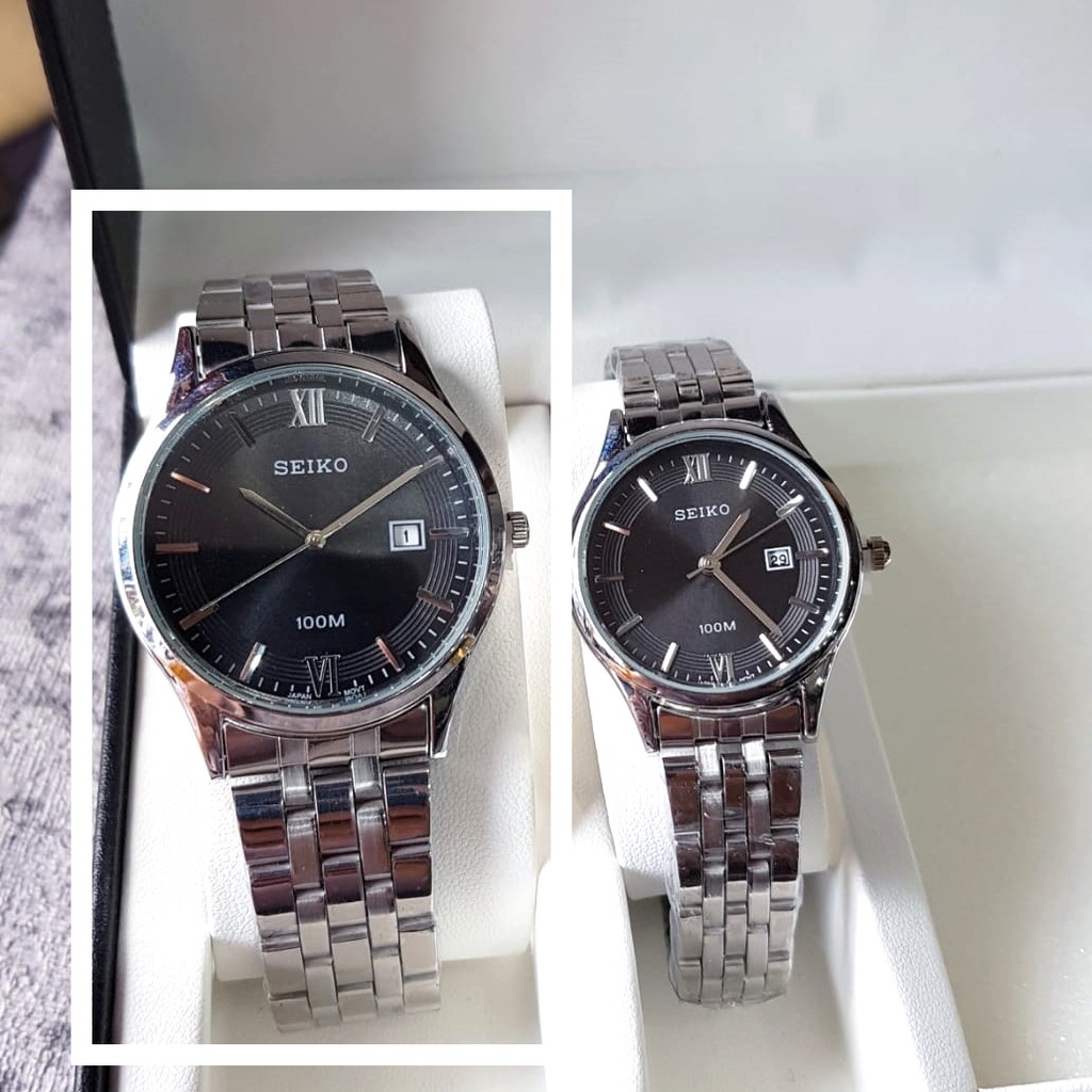 Jual Jam tangan fashion minimalis pria & wanita model couple rantai ...