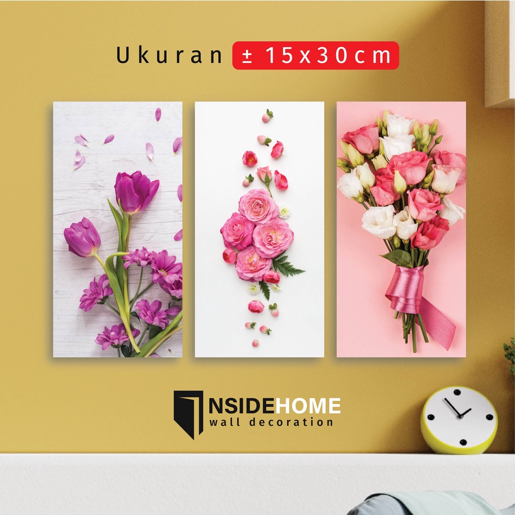 Jual Pajangan Rumah Bunga Hiasan Dinding Kamar Estetik Wall Decor ...