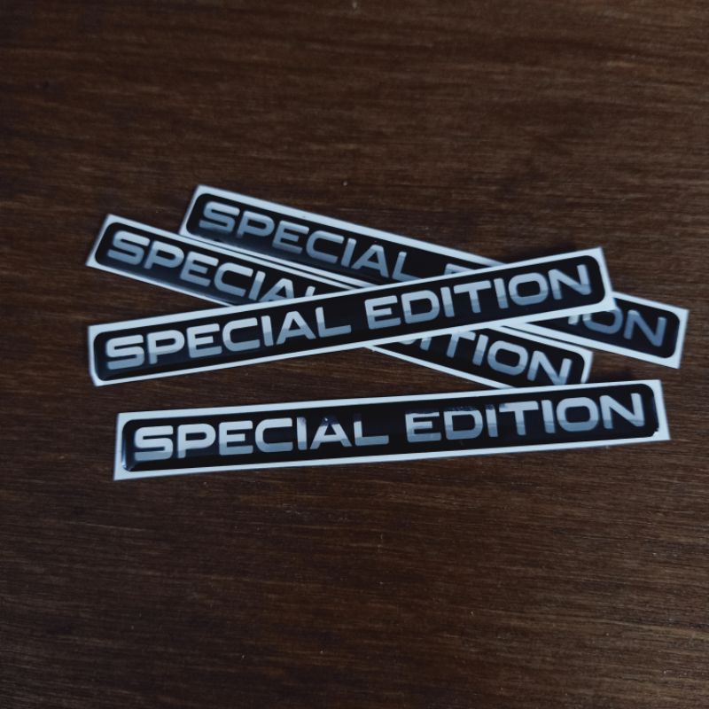 Jual stiker sticker timbul 3d lentur special edition chrome | Shopee ...