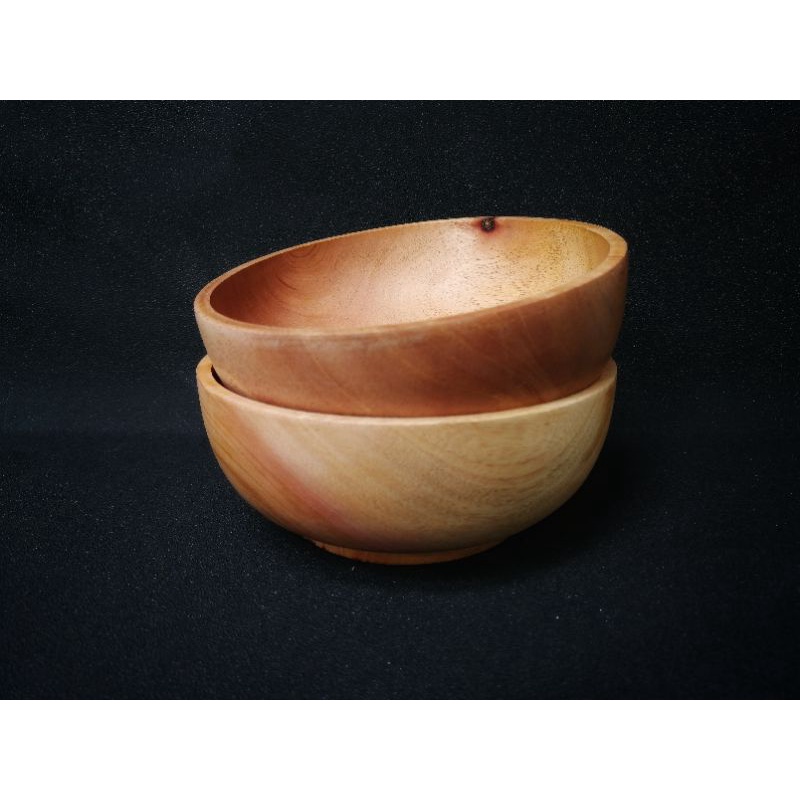 Jual Mangkuk Kayu 15 cm Mangkok Sup Kayu Mahoni | Shopee Indonesia