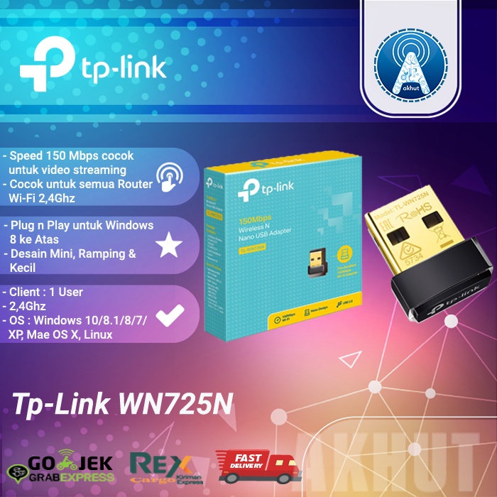 Jual TP-LINK TPLINK TL-WN 725N TL-WN725n Usb Wifi Mini Wireless Adapter ...