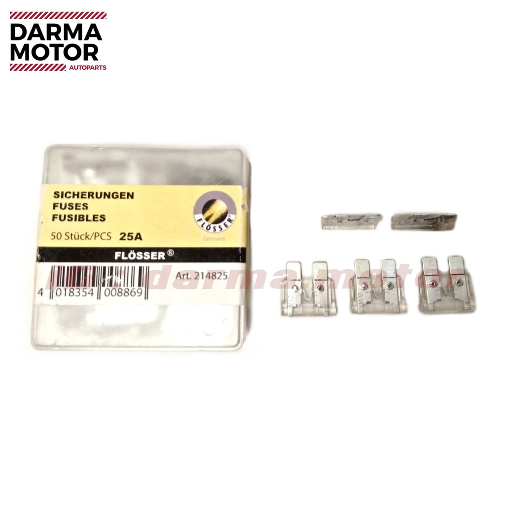 Jual Flosser Sekring Sekering Tancap DX Fuse Mobil Motor 25A Bening ...