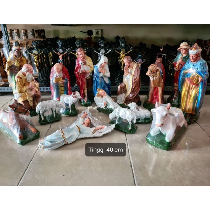 Jual Patung Set Natal 40 cm | Shopee Indonesia