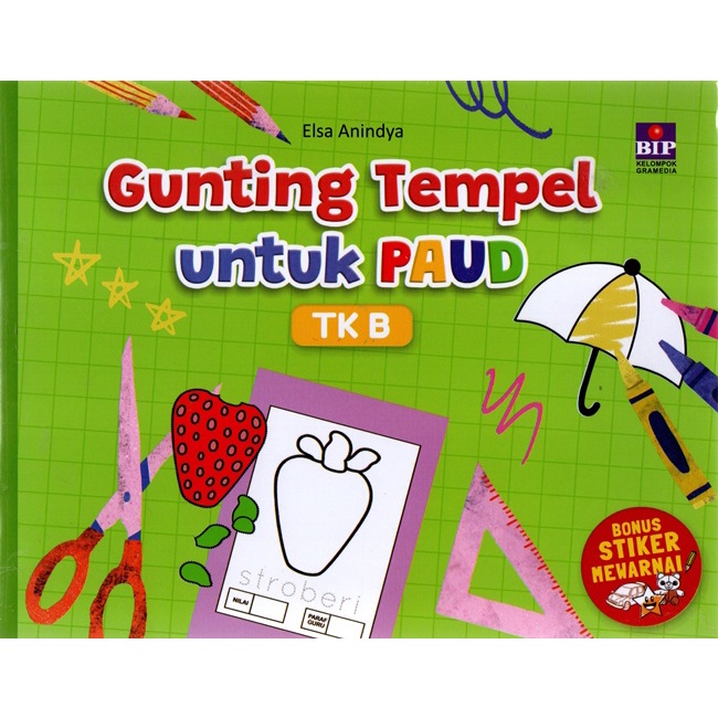 Jual Buku Gunting Tempel untuk PAUD TK A (Cover 2022) | Shopee Indonesia