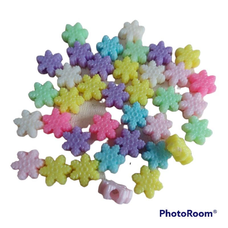 Jual 50gram mote manik bunga lubang besar | Shopee Indonesia