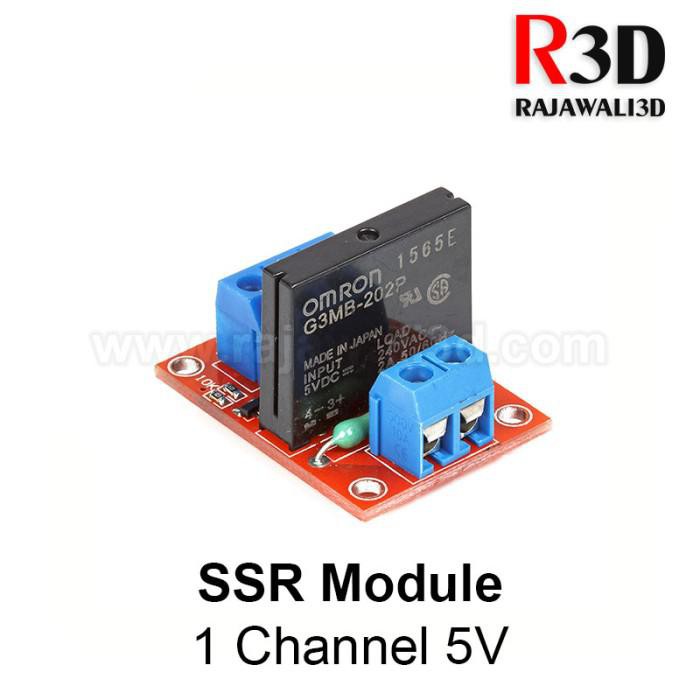 Jual SSR Solid State Relay Module 1 Channel 5V DC Low Level Trigger ...