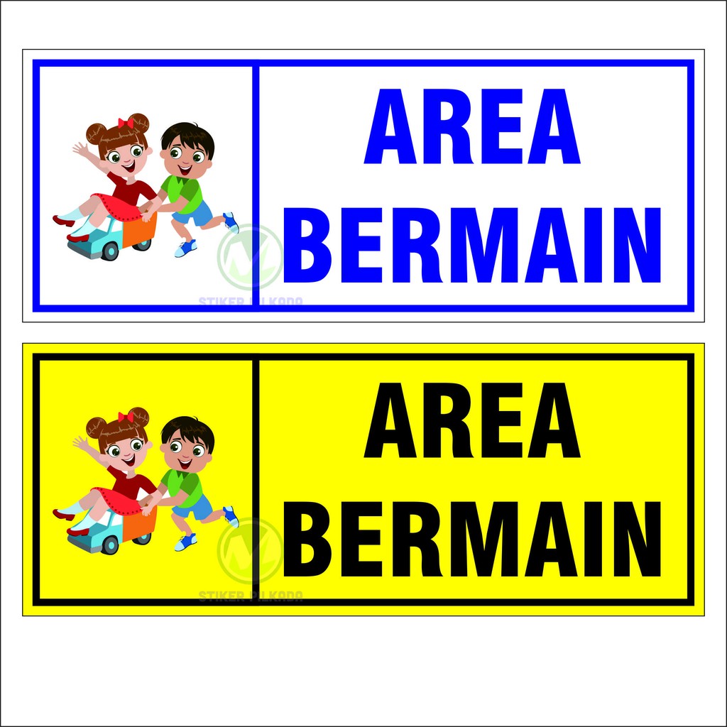 Jual STIKER VINYL AREA BERMAIN ( DIJUAL SATUAN ) | Shopee Indonesia