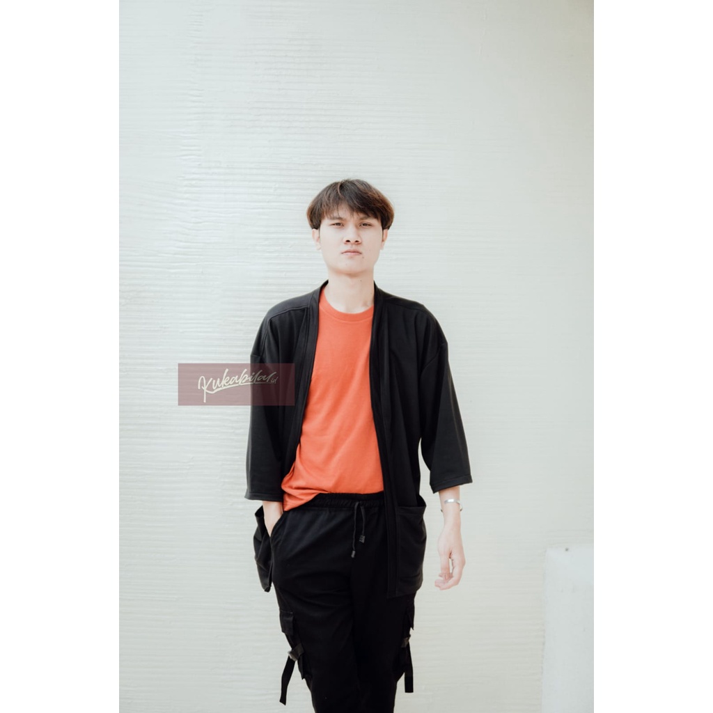 Jual KUKABILAL OUTER KIMONO CARDIGAN KARDIGAN JEPANG KOREA COWO LAKI ...