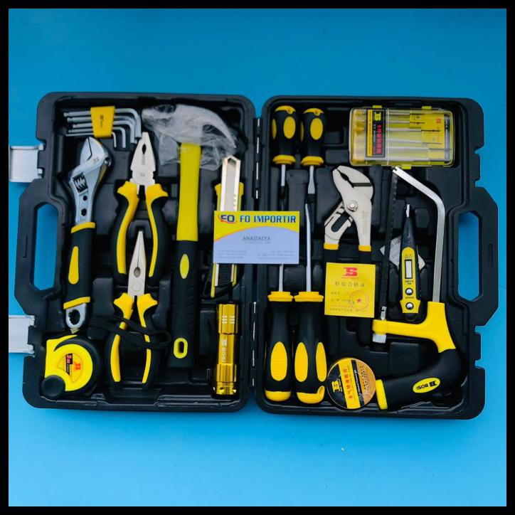 Jual Toolset Toolkit Toolbox Tool Set Tool Kit Tool Box 21Pcs Bosi ...