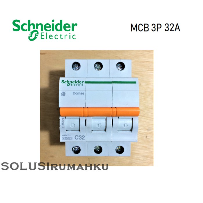 Jual MCB 3 PHASE SCHNEIDER 32A / SIKRING 3 PAS 32 AMPERE / MCB 3P 32 A ...