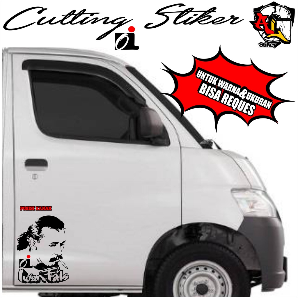 Jual STIKER/STICKER/CATING/CUTTING/SC.060/SELUET IWAN FALS/STIKER PINTU ...
