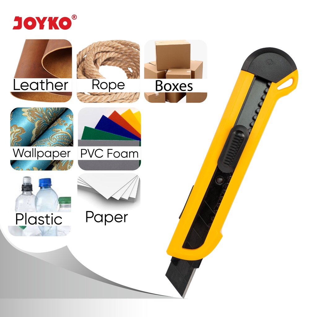 Jual Cutter Pisau Pemotong Premium Joyko CU-0510 | Shopee Indonesia