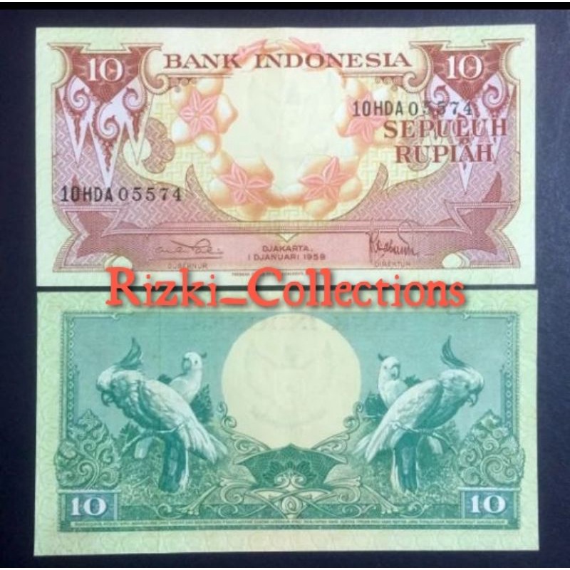 Jual uang kuno 10 rupiah seri bunga. Sepuluh rupiah bunga 1959 | Shopee ...