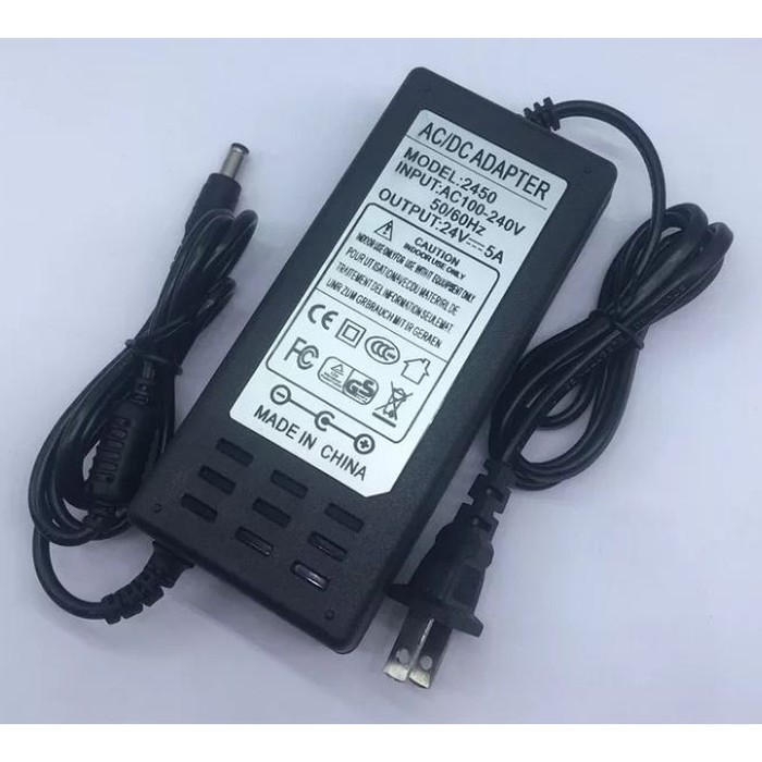 Jual ADAPTOR DC 24V 5A POE POWER SUPPLY 24VDC 24 VDC 24 V 5 AMPERE ...