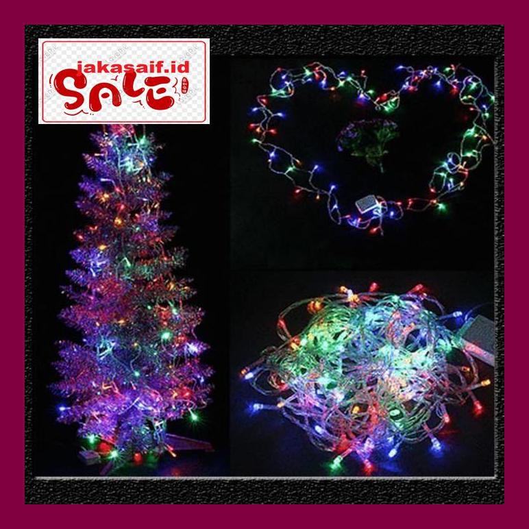 Jual Natal Aks- Lampu Tumbler Rainbow 10 Meter / Lampu Hias / Lampu ...