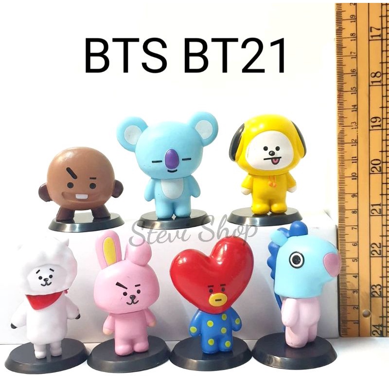 Jual KARAKTER FIGURE/TOYS BTS BT21 - 1 SET 7 PCS | Shopee Indonesia