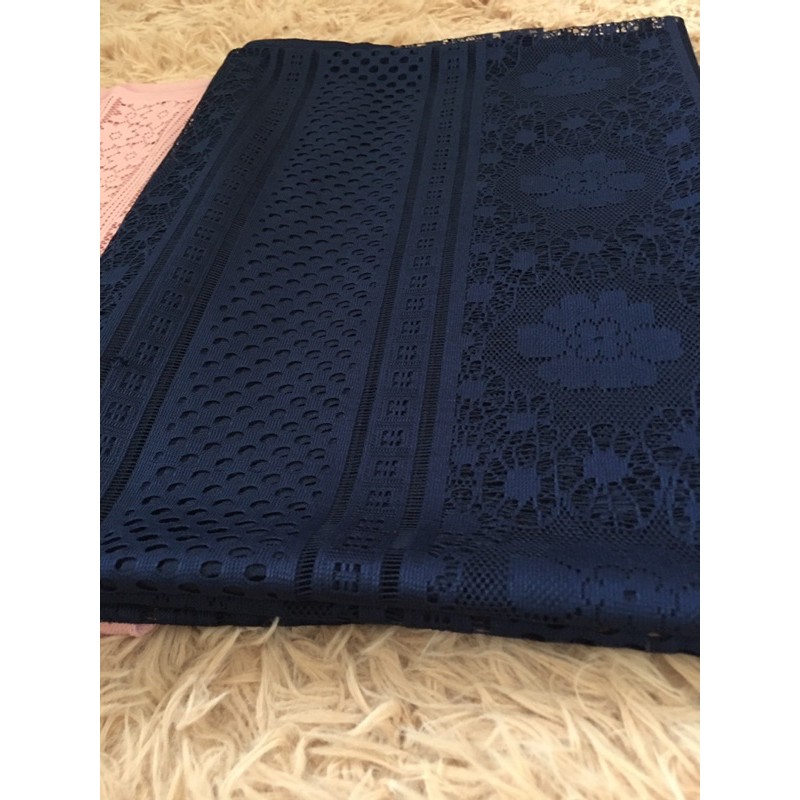 Jual Brokat Lace Vintage Royal Biru Navy Biru Dongker | Shopee Indonesia