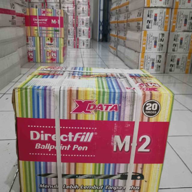 Jual PEN / PULPEN / BOLPOIN LILIN M2 XDATA ( PER KARTON ) | Shopee Indonesia
